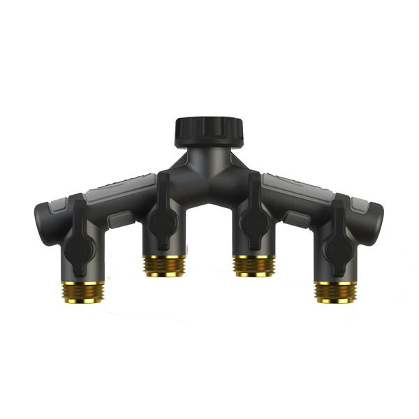 Metal Manifold with Shut-offs – Orbit Irrigation Canada